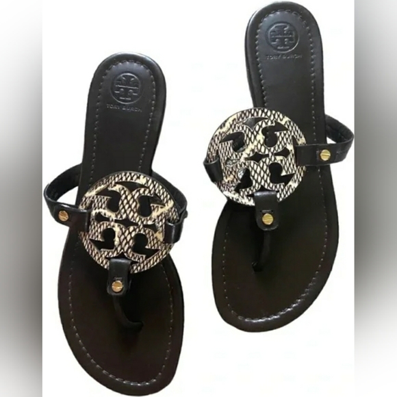 Tory Burch | Shoes | Tory Burch Designer Miller Animal Print Sandals ...